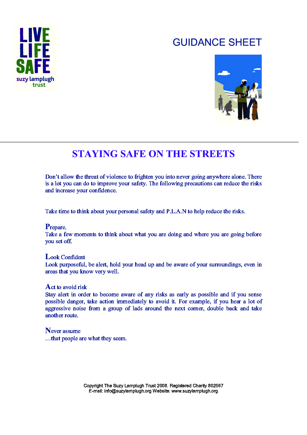 Staying Safe on the Streets - WRHS